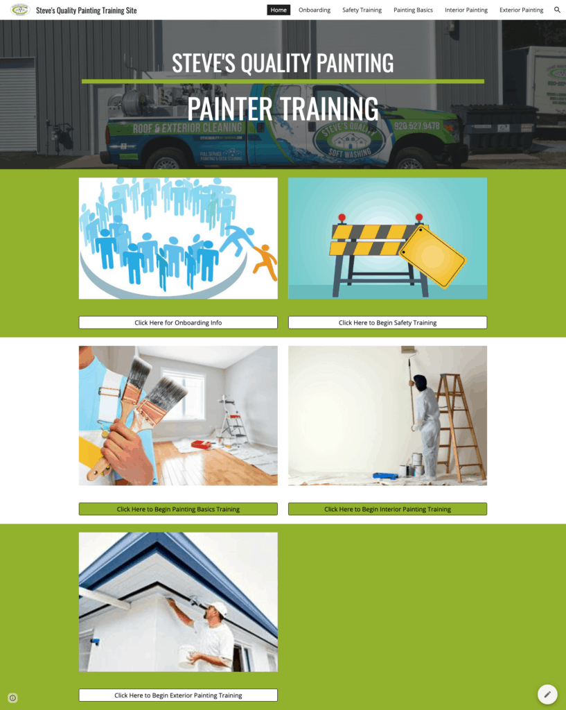 Painter Training Site - DYB Virtual